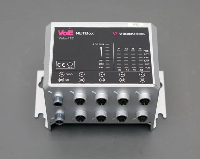 VISIONTOOLS VOE NETBOX Ethernet Switch Industrieller Ethernet-Switch 09V0001A EUR 169,99 ...