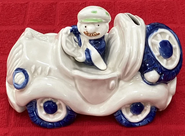 VINTAGE CERAMIC “VINTAGE Car/Driver” Bank/Rare!! £23.71 - PicClick UK