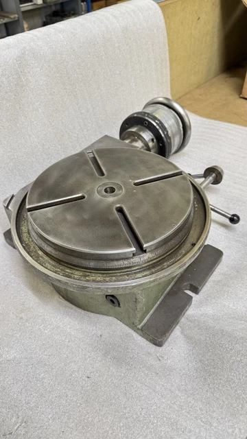 HEAVY-DUTY ROTARY TABLE with Chuck Mount – Precision Milling Machine ...