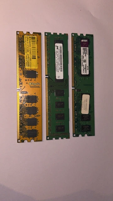 6GB RANDOM RAM STICK (3 x 2GB) Kingston 2 GB RAM Memory Desktop DDR3 ...