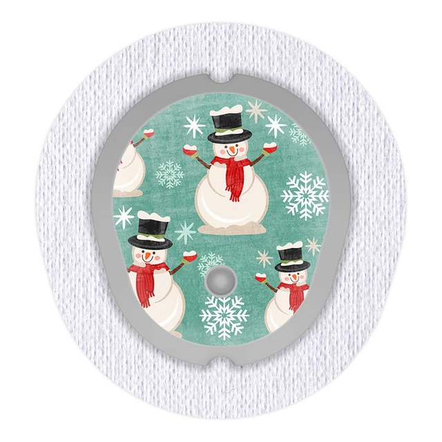 AUFKLEBER STICKER FÜR Dexcom G7 Sensor 2x Schneemann myDili Diabetes ...