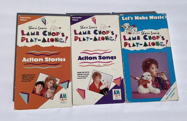 SHERI LEWIS LAMB Chop 1990’s PBS VHS 2 Action Songs & 1 Play Along Song ...