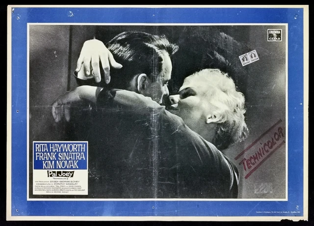 PAL JOEY FOTOBUSTA poster Frank Sinatra Kim Novak Musical Bacio Kiss ...