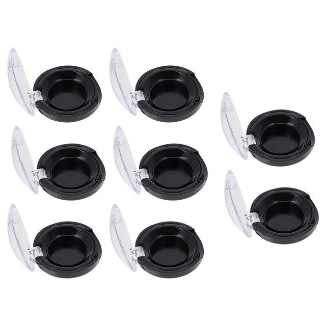 8 PCS EYE Shadow Blank Plastic Travel Serving Tray Round Lip Balm ...