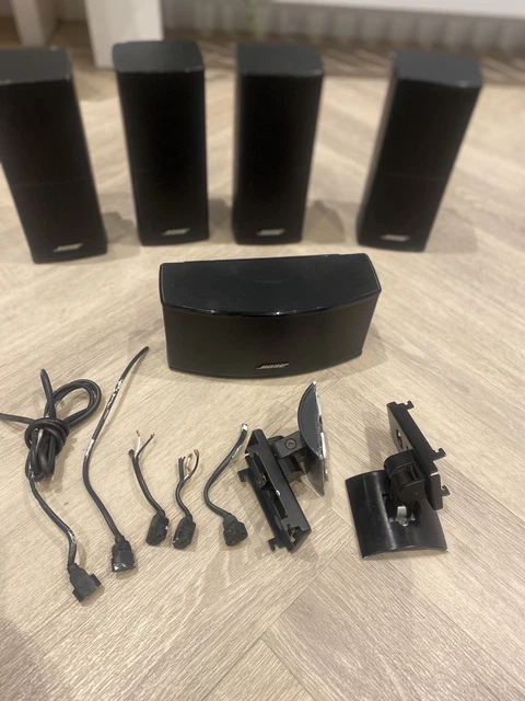 BOSE CUBE DIRECT Reflecting Speakers Series II Black X5, Wall Brackets X2 £208.70 - PicClick UK