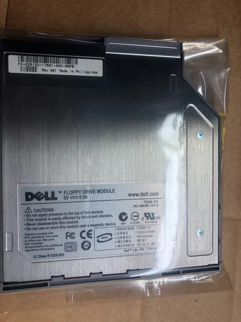 DELL LATITUDE D-SERIES Laptop Floppy Disk Drive Module FDDM-101 7T761 ...