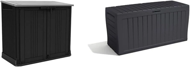 KETER STORE IT Out Nova Outdoor Garden Storage Box Shed - Free & Fast ...