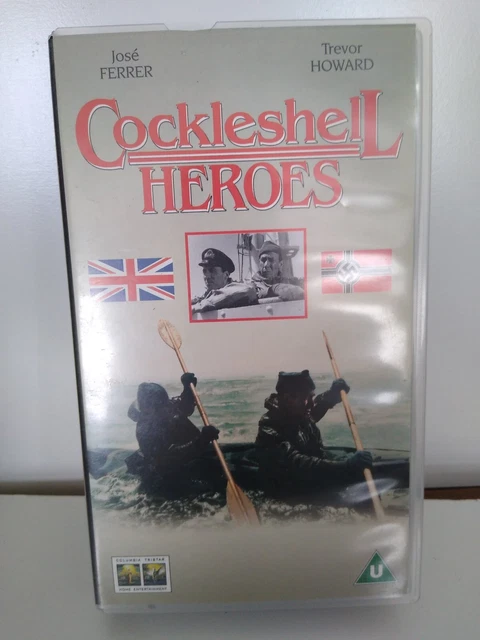 COCKLESHELL HEROES VHS Videoband Jose Ferrer Trevor Howard 2. Weltkrieg ...