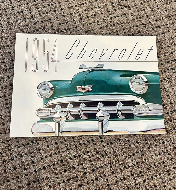 VINTAGE 1954 CHEVY Chevrolet Sales Brochure Catalog Booklet Old ...