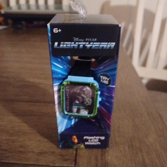 DISNEY BUZZ LIGHTYEAR Toy Story Digital LCD Watch W/flashing Light For ...