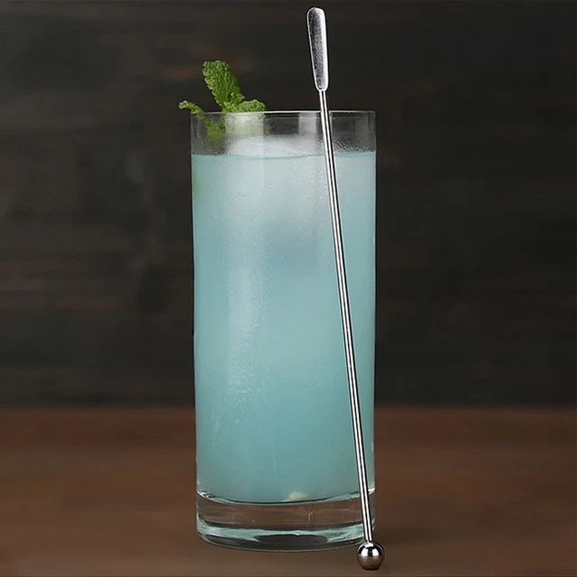 SWIZZLE BÂTONNETS COCKTAIL Acier Inoxydable Mélangeurs Bâton Outils ...