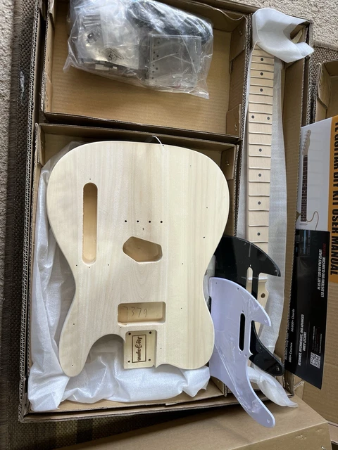 OPEN BOX LEO Jaymz Telecaster Electric Guitar DIY Project Kit $105.72 ...