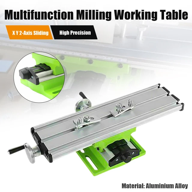 MINI PRECISION MILLING Machine Bench Drill Vise Fixture Work Table X Y ...