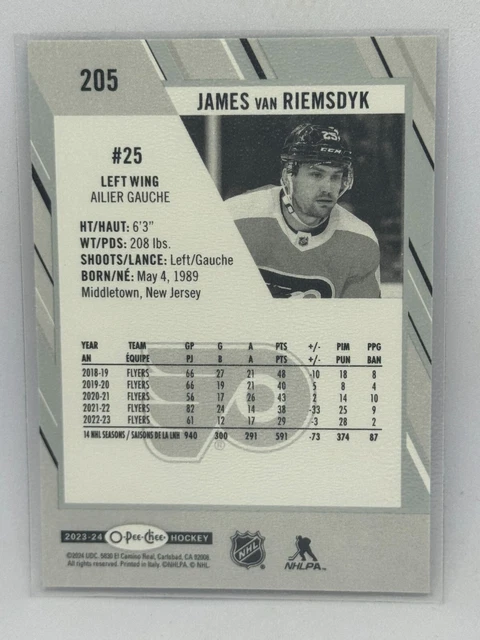 JAMES VAN RIEMSDYK 2023-24 O-Pee-Chee Hockey Nr. 205 EUR 2,40 - PicClick DE