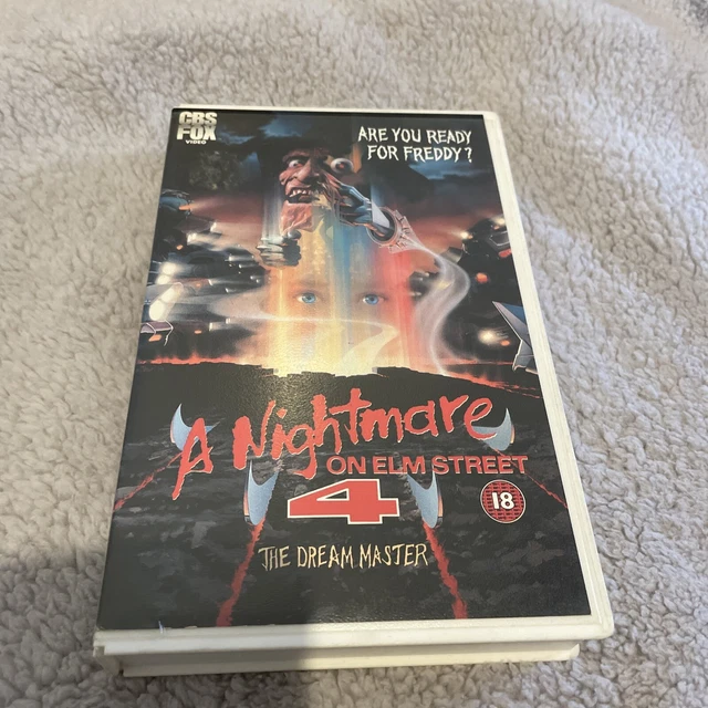 VHS BIG BOX Nightmare On Elm Street 4 ? Ex Rental CBS Fox £18.00 ...