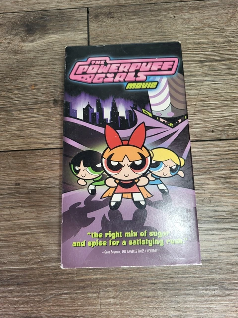 THE POWERPUFF GIRLS Movie - VHS Tape - 2002 - Cartoon Network ...