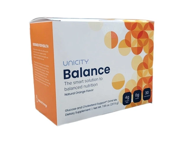 UNICITY BALANCE ADVANCED Fiber & Nutrient Drink 210g (30 schets 7g each) Long Pa £67.81 ...