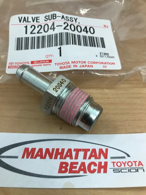 NEW GENUINE TOYOTA Pcv Valve 12204-31030 For 4.0L 1Grfe 4Runner Tundra ...