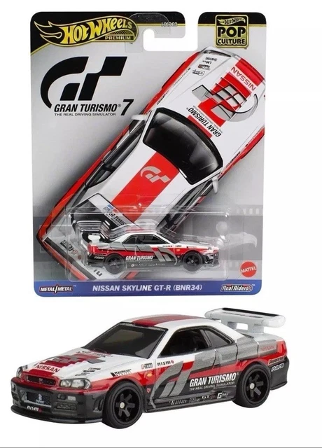 HOT WHEELS PREMIUM NISSAN SKYLINE GT-R BNR34 NISMO GRAN TURISMO 7 POP ...