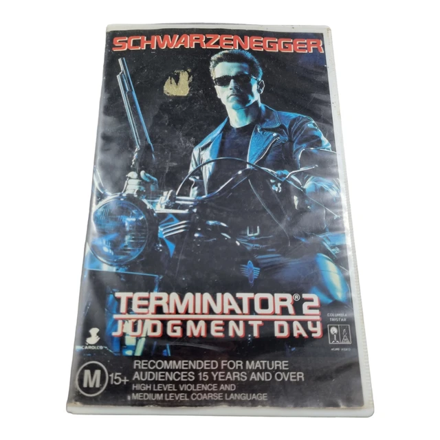 TERMINATOR 2 JUDGMENT Day - VHS Video Tape - PAL - Big Box ...