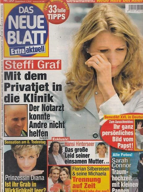 DAS NEUE BLATT Steffi Graf,Sarah Connor Hochzeit,Dolly Dollar,Michelle ...
