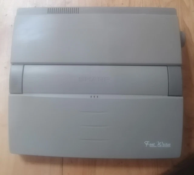 VINTAGE SHARP FONT Writer Personal Word Processor FW-710 £24.95 ...