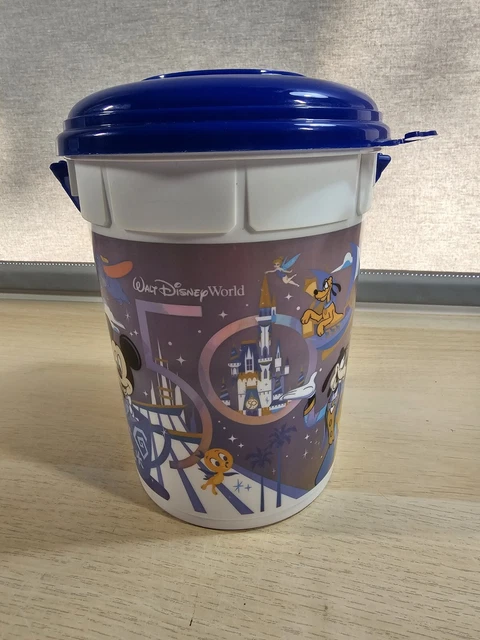 WDW 50TH ANNIVERSARY Popcorn Bucket Walt Disney World Parks Exclusive ...