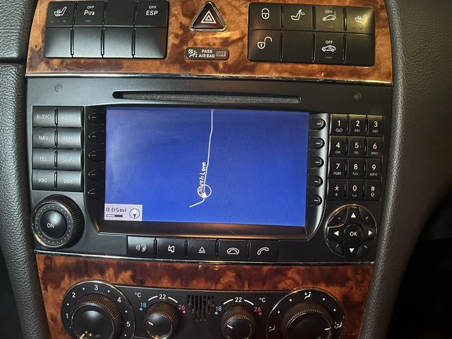 MERCEDES CLK W209 NTG2 Comand Navigation Unit Stereo A2098203089 BE6099 ...
