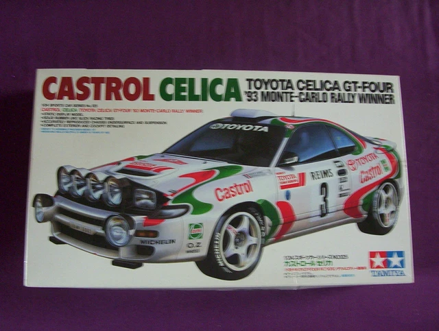 TAMIYA 1:24 SCALE Castrol Toyota Celica GT-Four, Rally, model kit ...