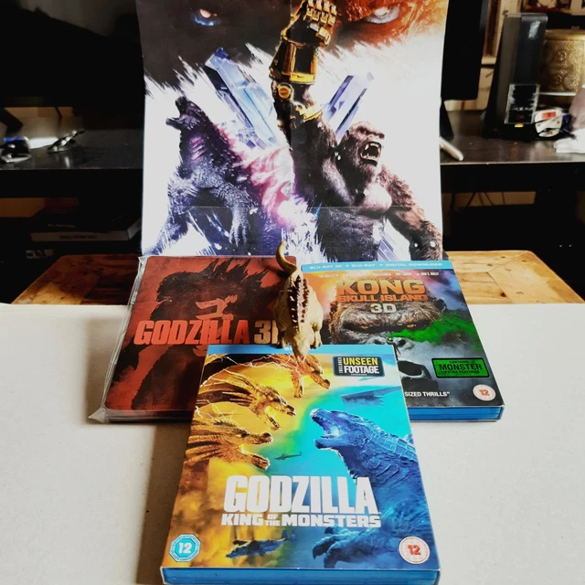 MONSTERVERSE BUNDLE: GODZILLA Steelbook + Kong + King Monsters ...