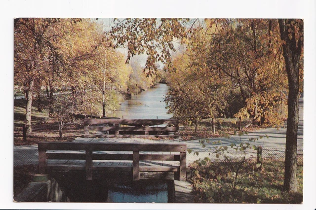 VINTAGE POSTCARD BRIDGE Across Old Lock 13 Defiance Ohio $4.75 - PicClick