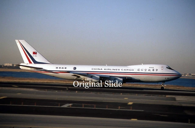 AIRCRAFT SLIDE - China Airlines Cargo B.747 B-160 @ JFK 1995 (A144) £1. ...