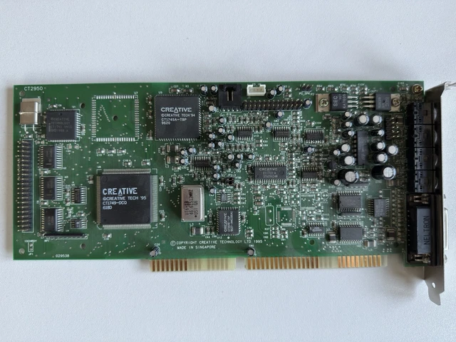 CREATIVE CT2950 ISA Soundkarte Sound Blaster 16 Pro EUR 1,00 - PicClick DE