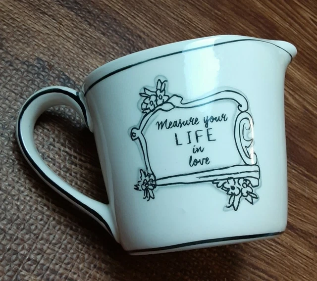 KATIE MANDY MEASURE Your Life in Love Measuring Cup (4 Cups / 1 Quart ...