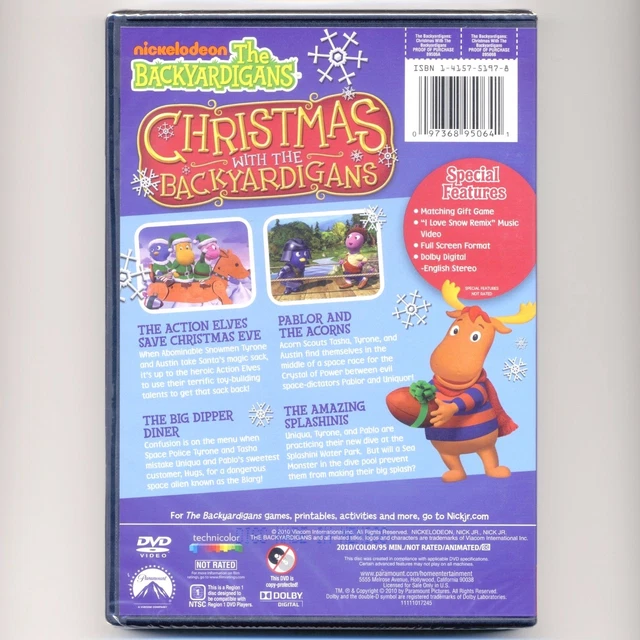 CHRISTMAS WITH THE Backyardigans animated kids' TV episodes, new DVD ...
