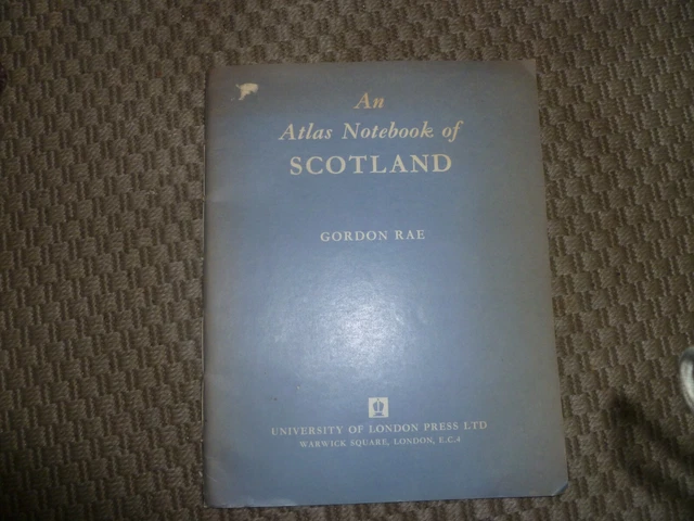 AN ATLES NOTEBOOK of Scotland vintage Gordon RAE £8.11 - PicClick UK