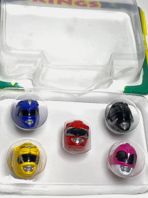 VINTAGE 1993 SABAN Mighty Morphin Power Rangers Official Power Rings ...