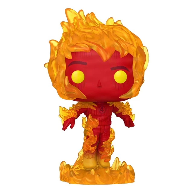 THE FANTASTIC FOUR: First Steps POP! Marvel Vinyl Figure Human Torch 9 ...