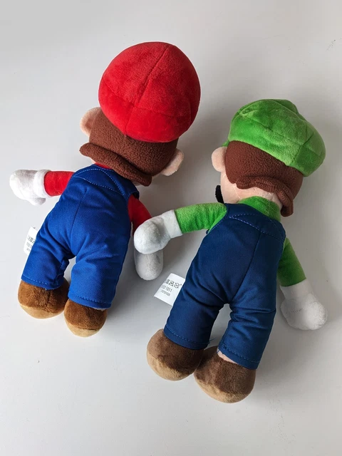 NINTENDO SUPER MARIO Bros Mario & Luigi Plush Soft Toy, 30cm Simba Toys ...