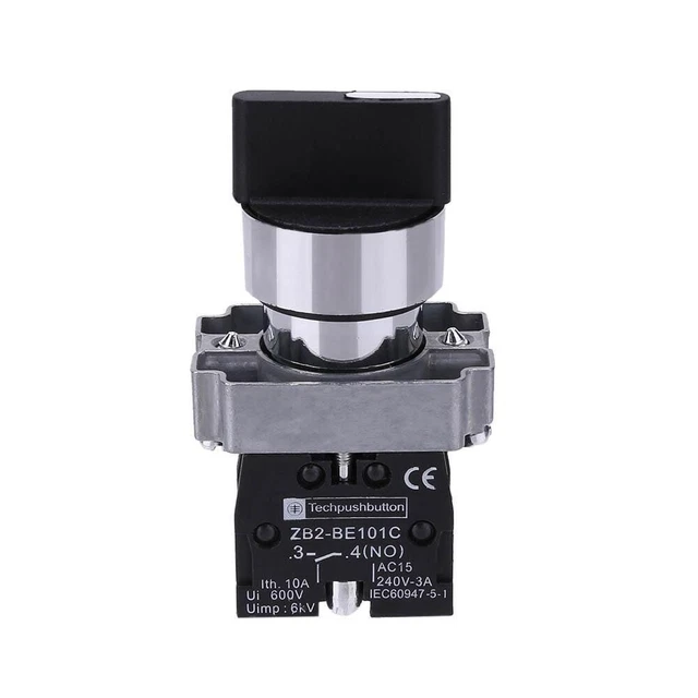 SELECTOR SWITCH 3 Position 2NO Select XB2-BD33C 10A 45 Degrees Plastic ...