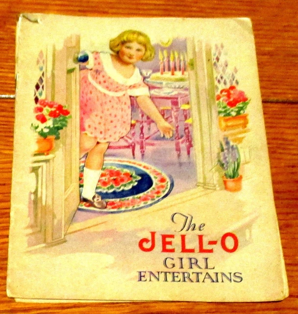 THE JELL-O GIRL Entertains Booklet Circa 1920's 15 pages 5" X 7" $22.50 ...