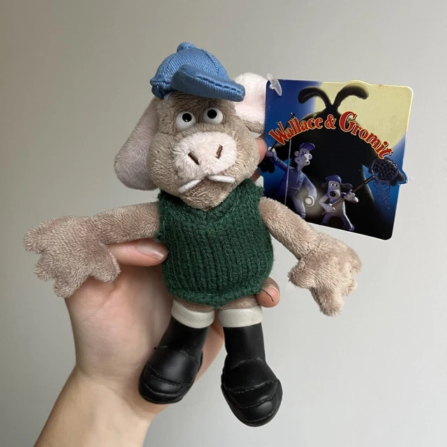 WALLACE AND GROMIT Curse Of The Were Rabbit Hutch 6" Gosh Keyring Soft ...