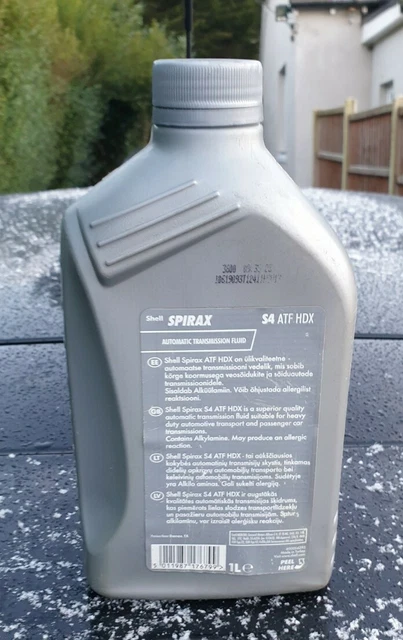SHELL SPIRAX S4 ATF HDX 1L ATF Oil New £17.99 - PicClick UK