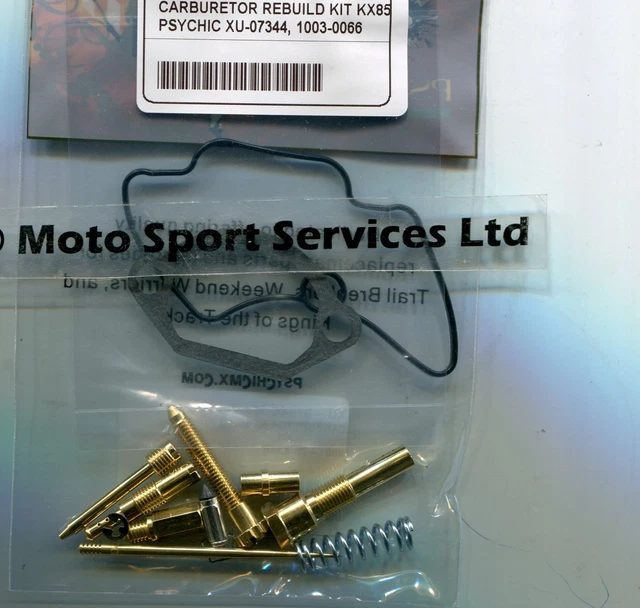 CARBURATEUR REBUILD KIT Kawasaki KX 85 2001-2017 (Keihin) Jets Aiguille ...