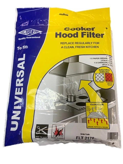 UNIVERSAL COOKER EXTRACTOR Grease & Odour Hood Filters Grease ...