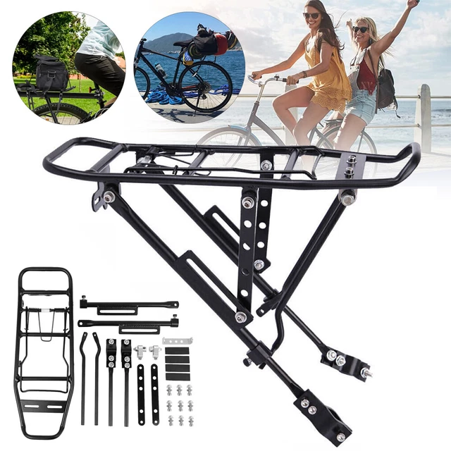 BIKE CARRIER RACK Universal Adjustable Bicycle Luggage Cargo Rack MTB ...