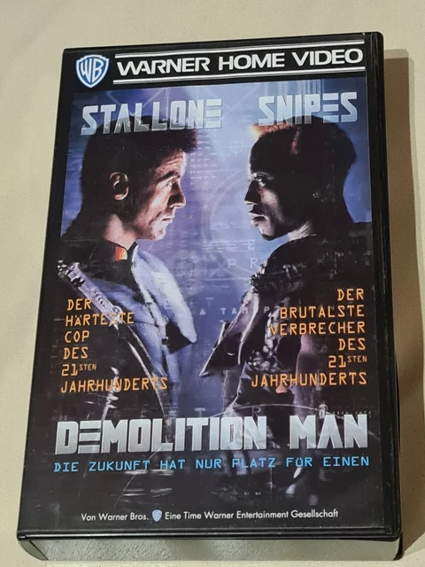 Vhs Video Demolition Man Vhs Warner Sylvester Stallone Wesley Snipes
