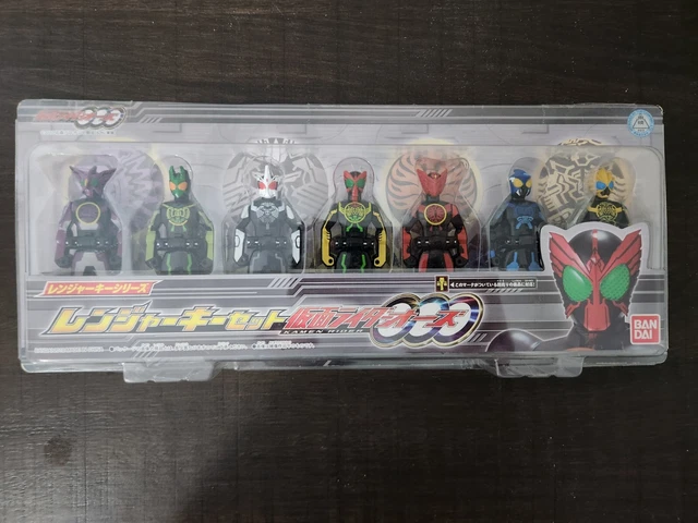 KAMEN RIDER OOO Gokaiger Ranger Key Set of 7 Complete Power Rangers ...