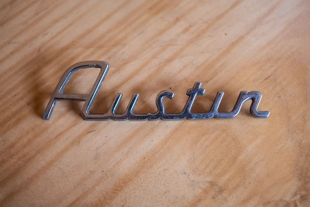 VINTAGE/CLASSIC AUSTIN MINI Mk1 Chrome Car Badge/Emblem 1950s 1960s £6. ...