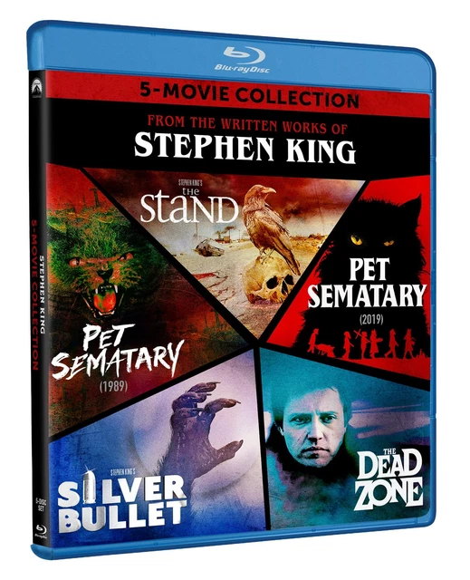 STEPHEN KING 5-MOVIE Collection (Blu-ray) Fred Gwynne John Lithgow (US ...